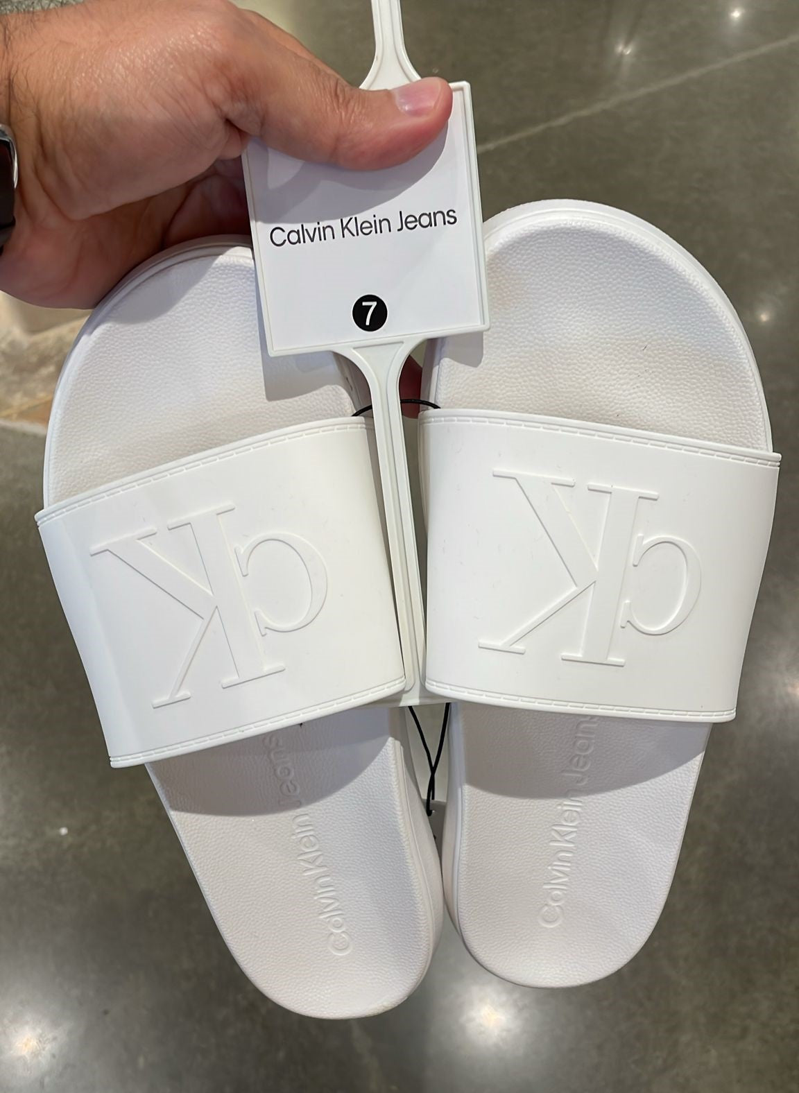 Winston Slide White | Droojy